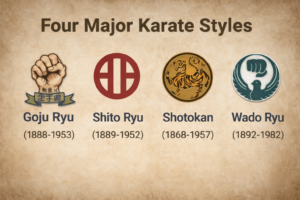 Major Karate Styles: History, Philosophy, and Technical Differences