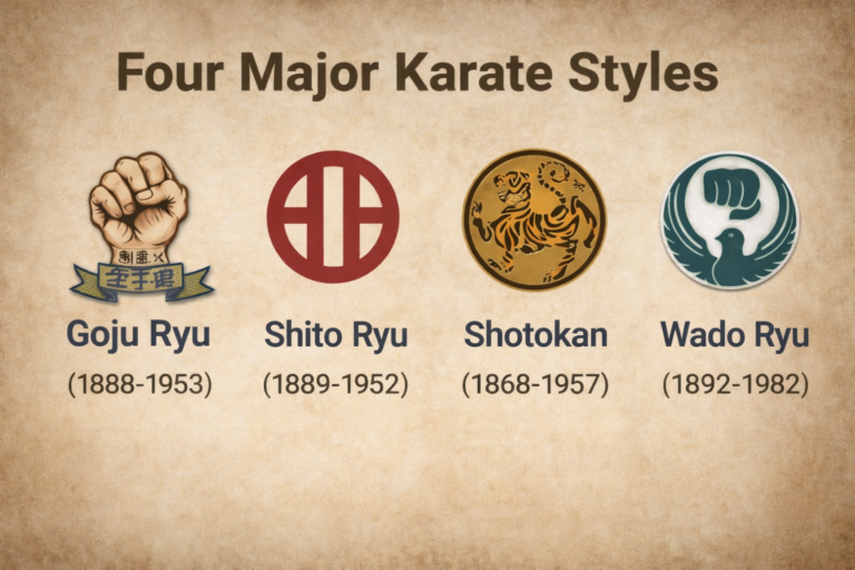 Major Karate Styles: History, Philosophy, and Technical Differences